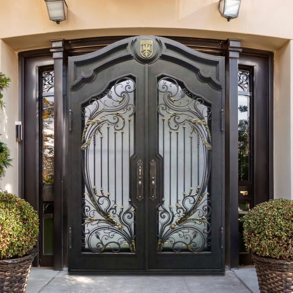 Royal & Stately Iron Doors | Luxury Wrought Iron Doors for Regal Style ...
