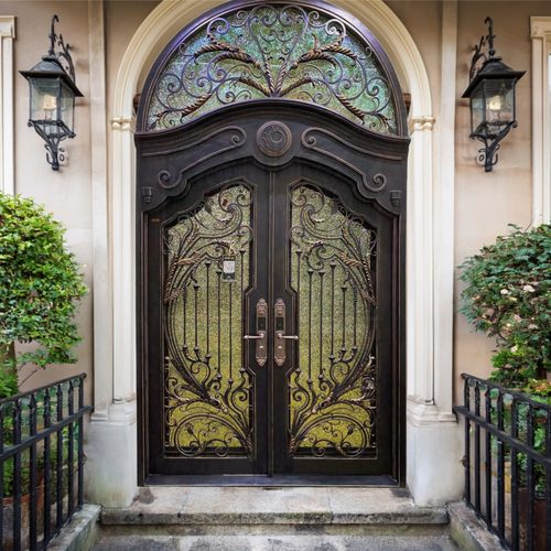 Royal & Stately Iron Doors | Luxury Wrought Iron Doors for Regal Style ...